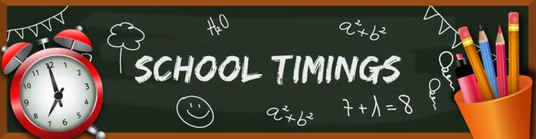 School Timings – Christopher Day School